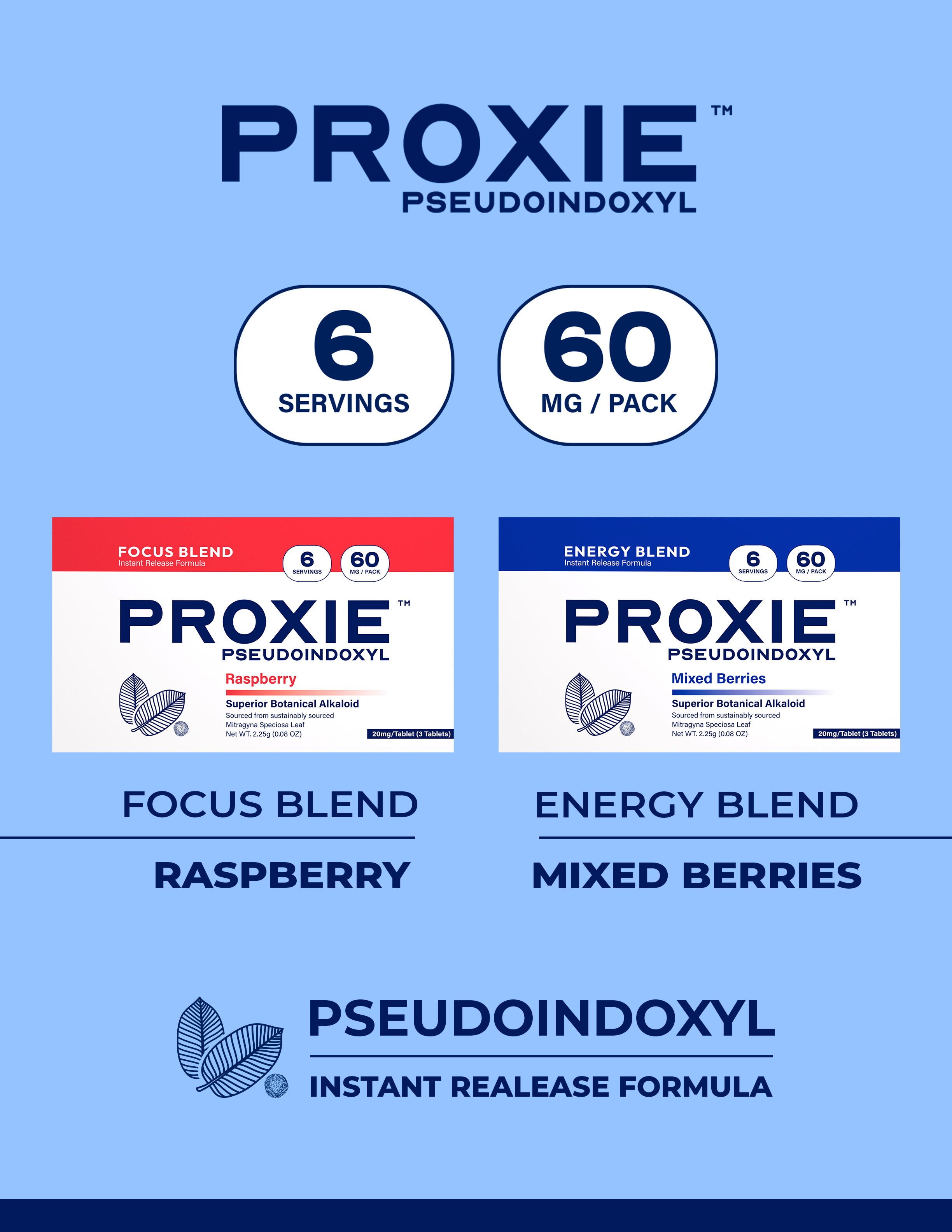 Proxie Pseudoindoxyl – Premium Focus and Energy Tablets